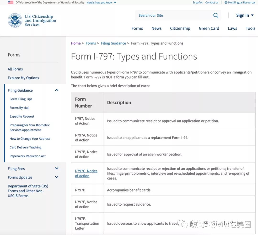 美国移民局的I-797通知种类和介绍 - 知乎
