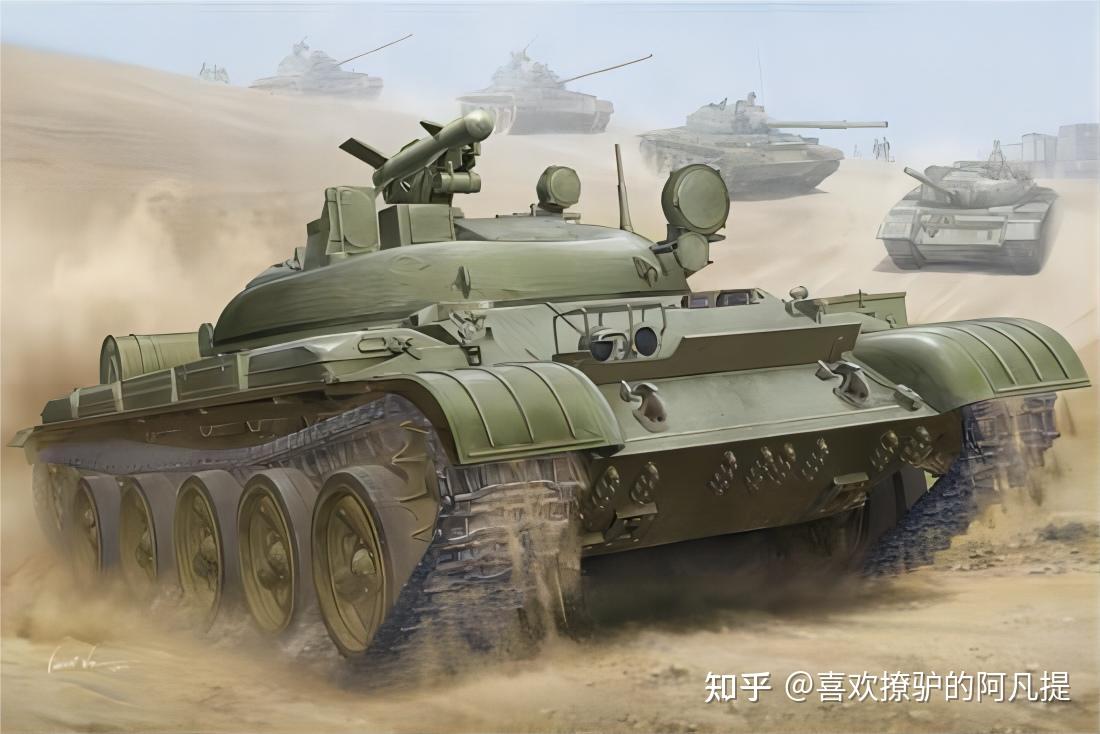 编号15：T-55主战坦克（第五部分）：1960年代的短暂导弹化（OBIEKT‑614A）、1980年代渐进式改进、T-55M/AM系列 - 知乎