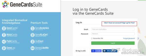 小白新手GeneCards基因数据库edu邮箱账号申请注册 - 知乎