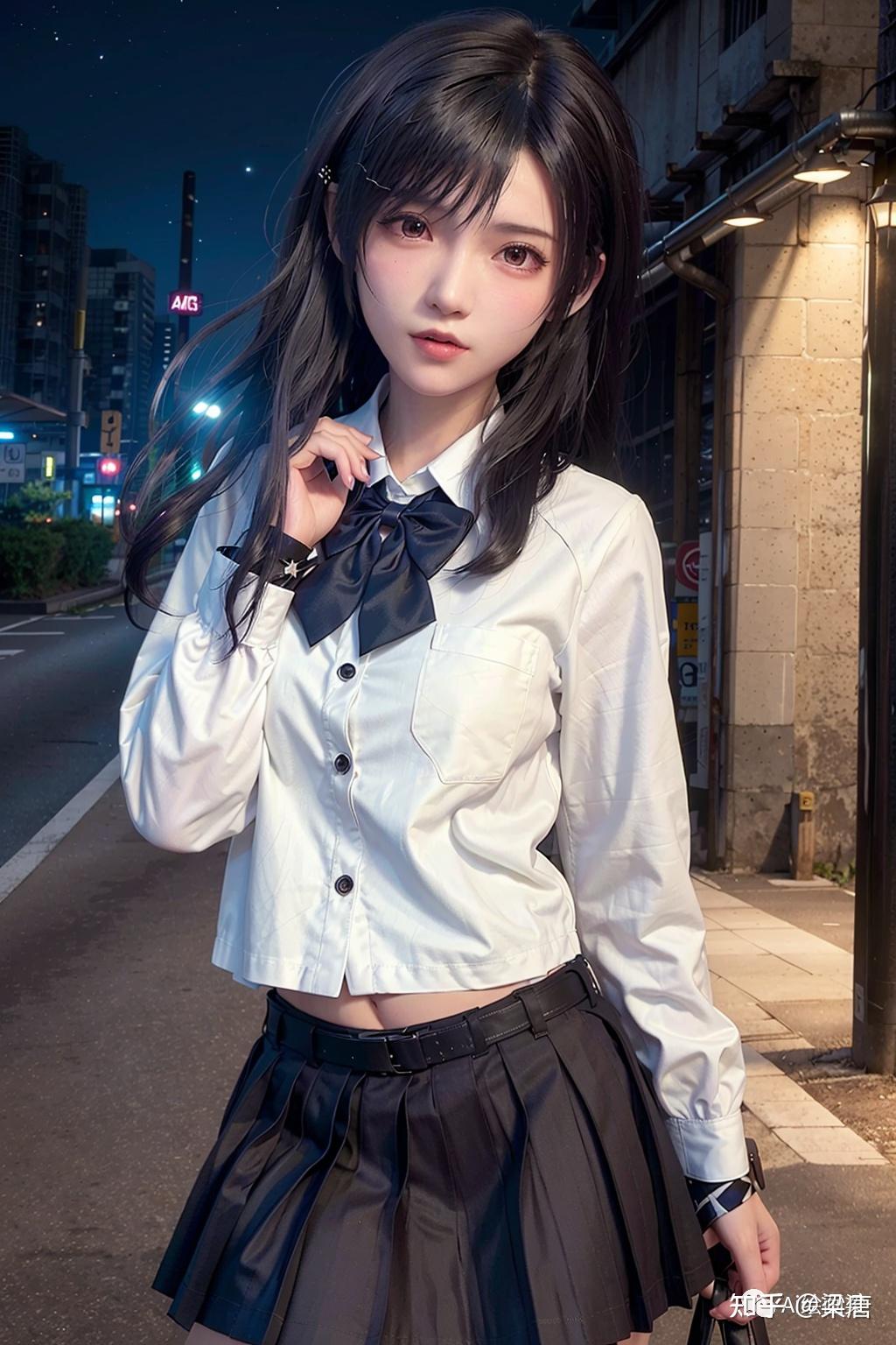 Ai绘画，JK少女 - 知乎