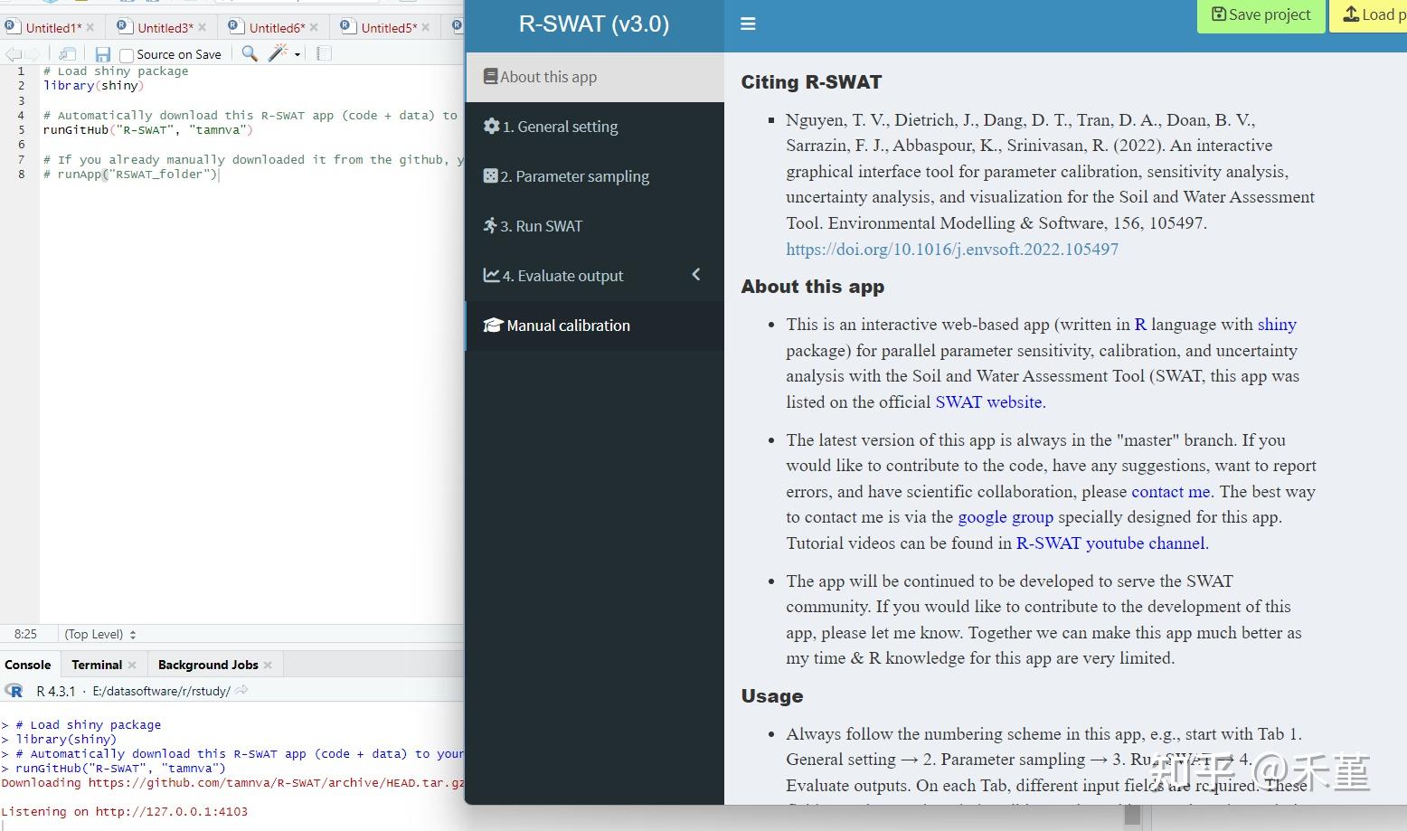 SWAT | R-SWAT 下载及安装 - 知乎