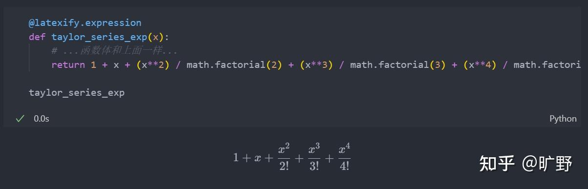 还在手敲LaTeX？Python的Latexify让你写公式不再困难！ - 知乎