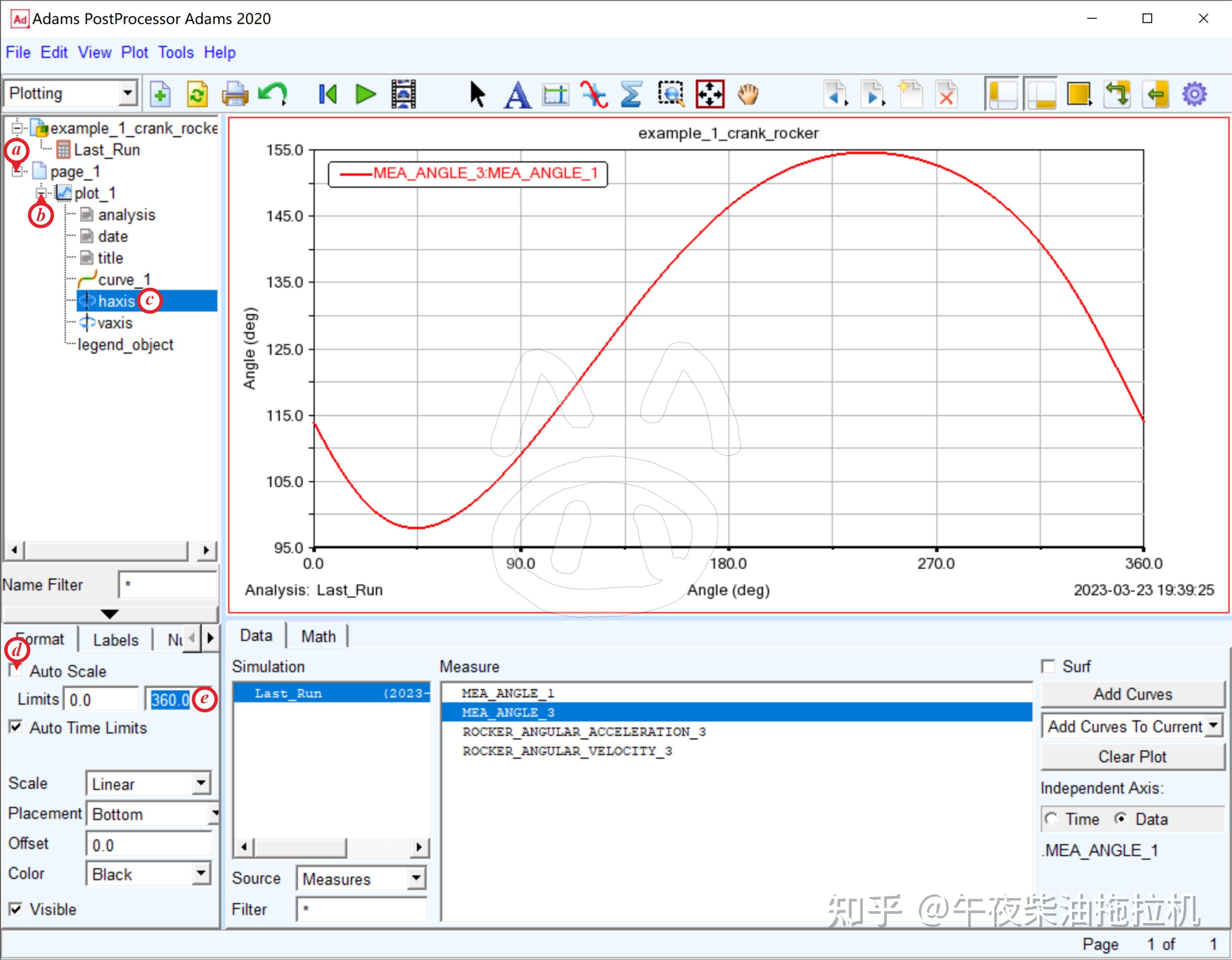 跟我一起学Adams虚拟样机: 基础篇(一) 运动学仿真基操，以一个简单的曲柄摇杆机构为例 - 知乎