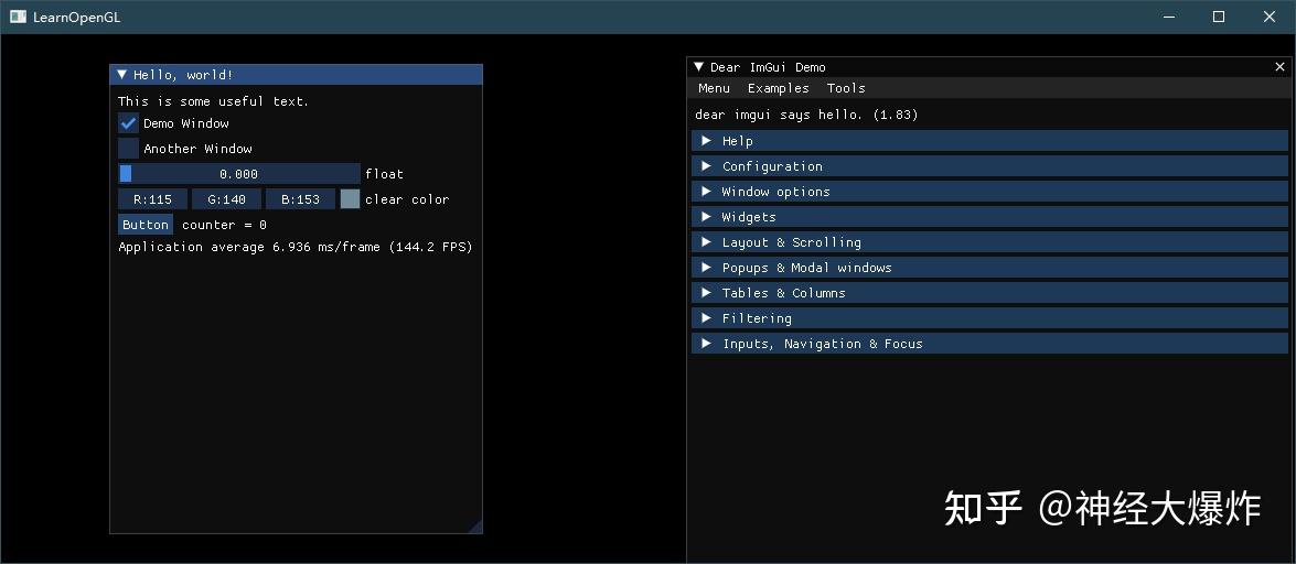 【opengl学习旅程#01】imgui+opengl项目准备+测试框架搭建 - 知乎