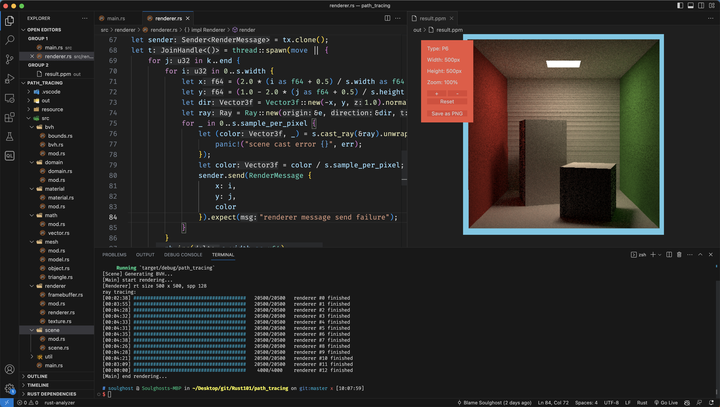 【Rust】使用 Rust 重写 Games 101 路径追踪渲染 Cornell Box - 知乎