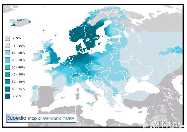 三大蛮族的父系分布 - 知乎