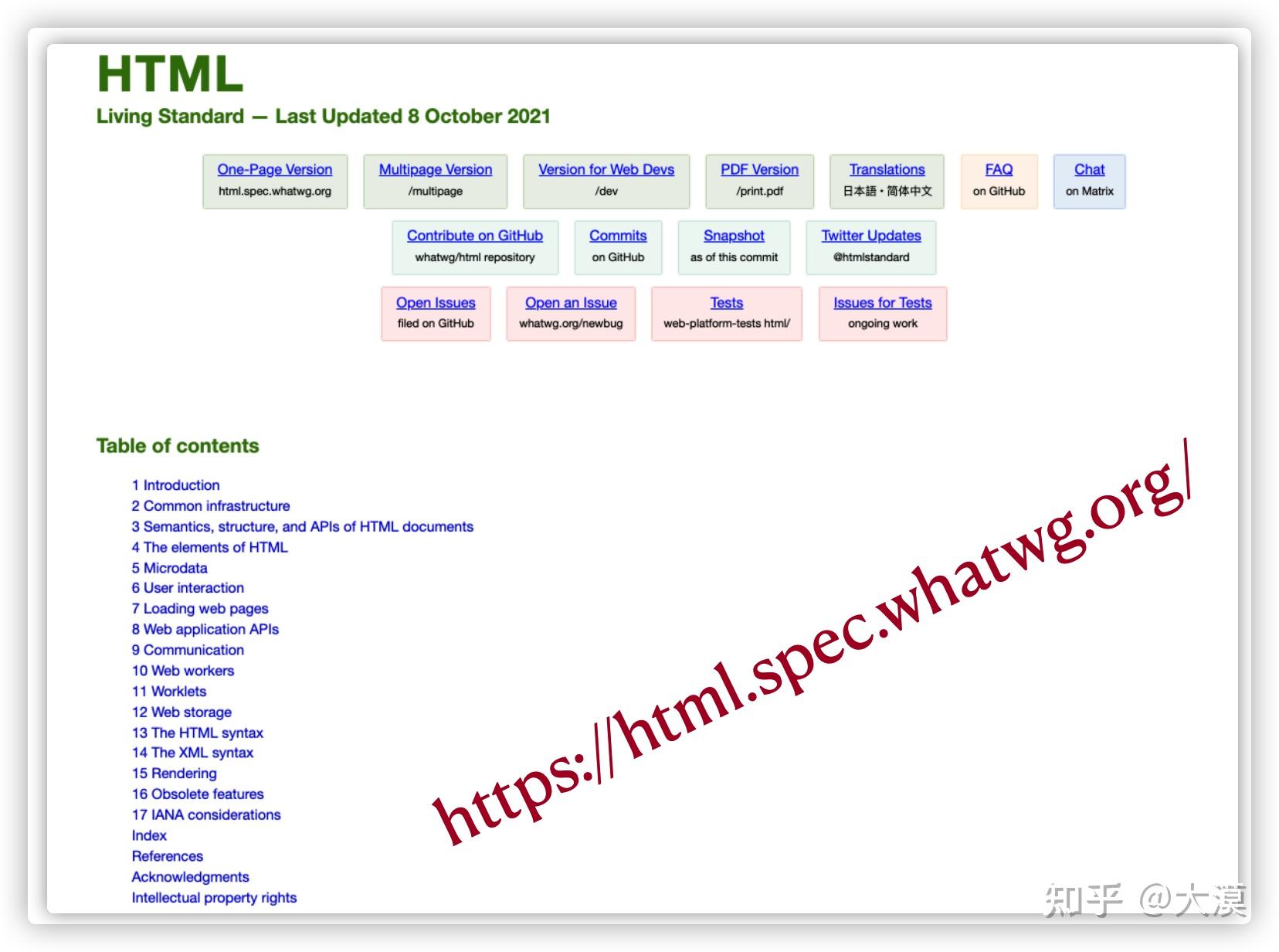 我认识的 W3C 规范 - 知乎