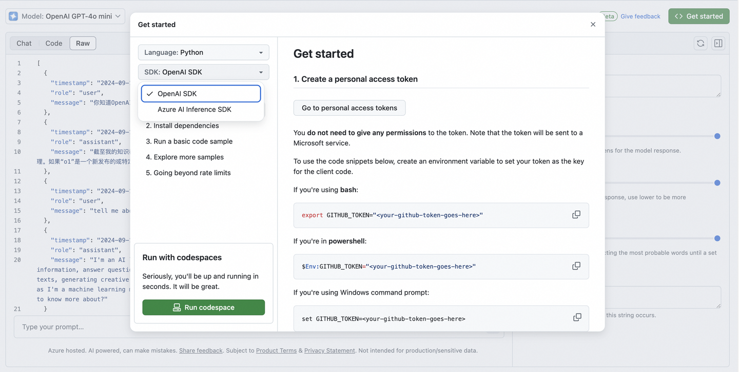 GitHub Models-免费的大模型Playgroud和API服务 - 知乎