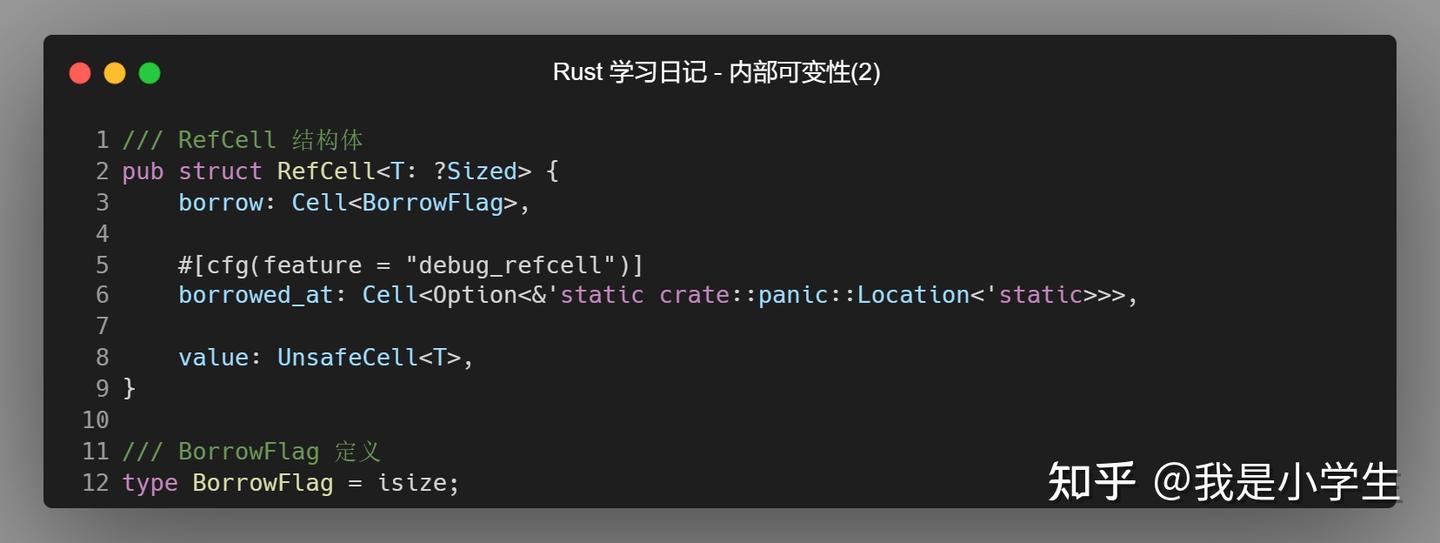 Rust 中级教程 第23课——内部可变性—RefCell - 知乎