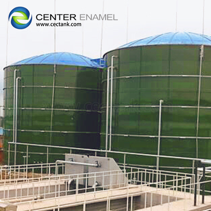 Customized Glass Fused To Steel Anaerobic Digester Tank With Super ...