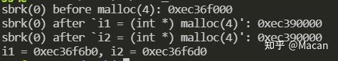 malloc实现中与sbrk函数的关系 - 知乎