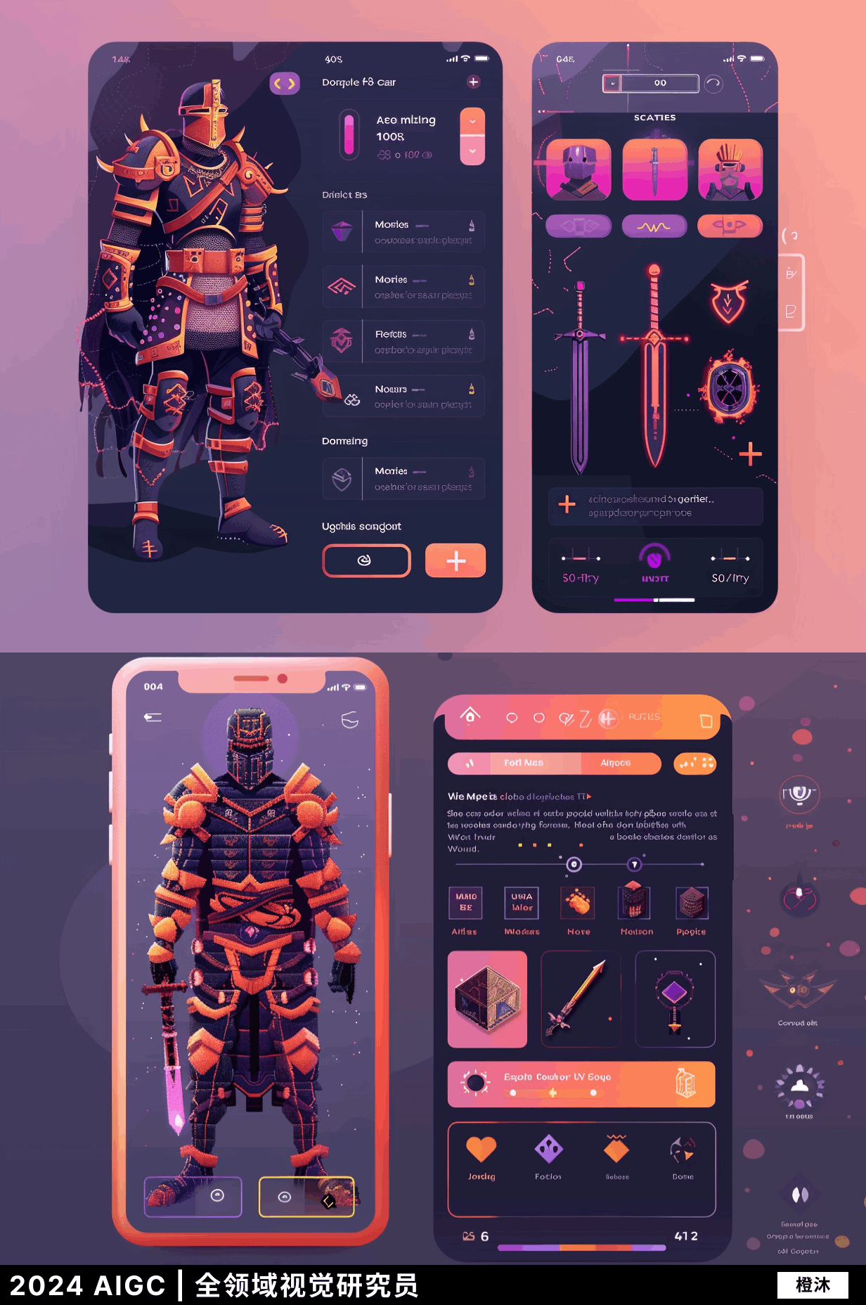 9 款 AIGC 游戏角色 UI 风格探索，哪款能戳中你的心？ - 知乎