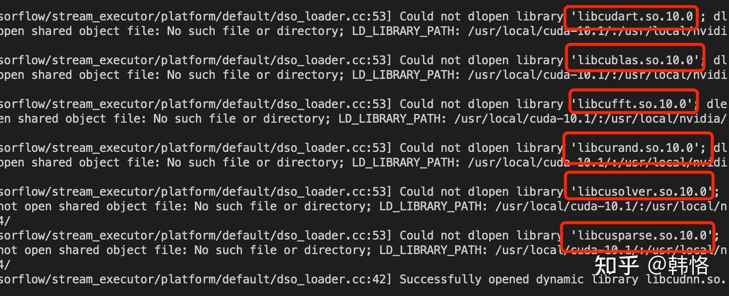 安装tensorflow-gpu时，找不到 libcublas.so.10.0 问题 - 知乎