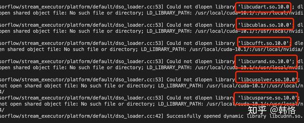 安装tensorflow-gpu时,找不到 libcublas.so.10.0 问题 - 知乎 安装tensorflow-gpu时,找不到 libcublas.so.10.0 问题 - 知乎