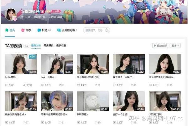 抖音外围博主都是这么敛财的！童颜巨乳纯欲天花板抖音可兔兔 23W 粉博主高价私人定制露脸福利 - 知乎