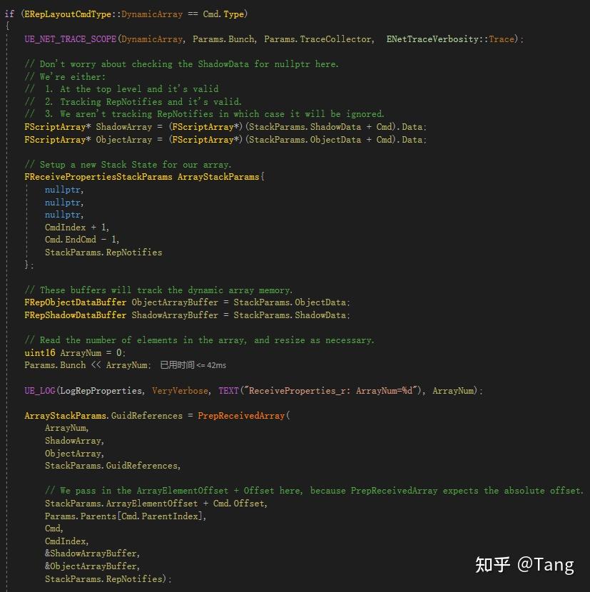 UE4 TArray同步 - 知乎
