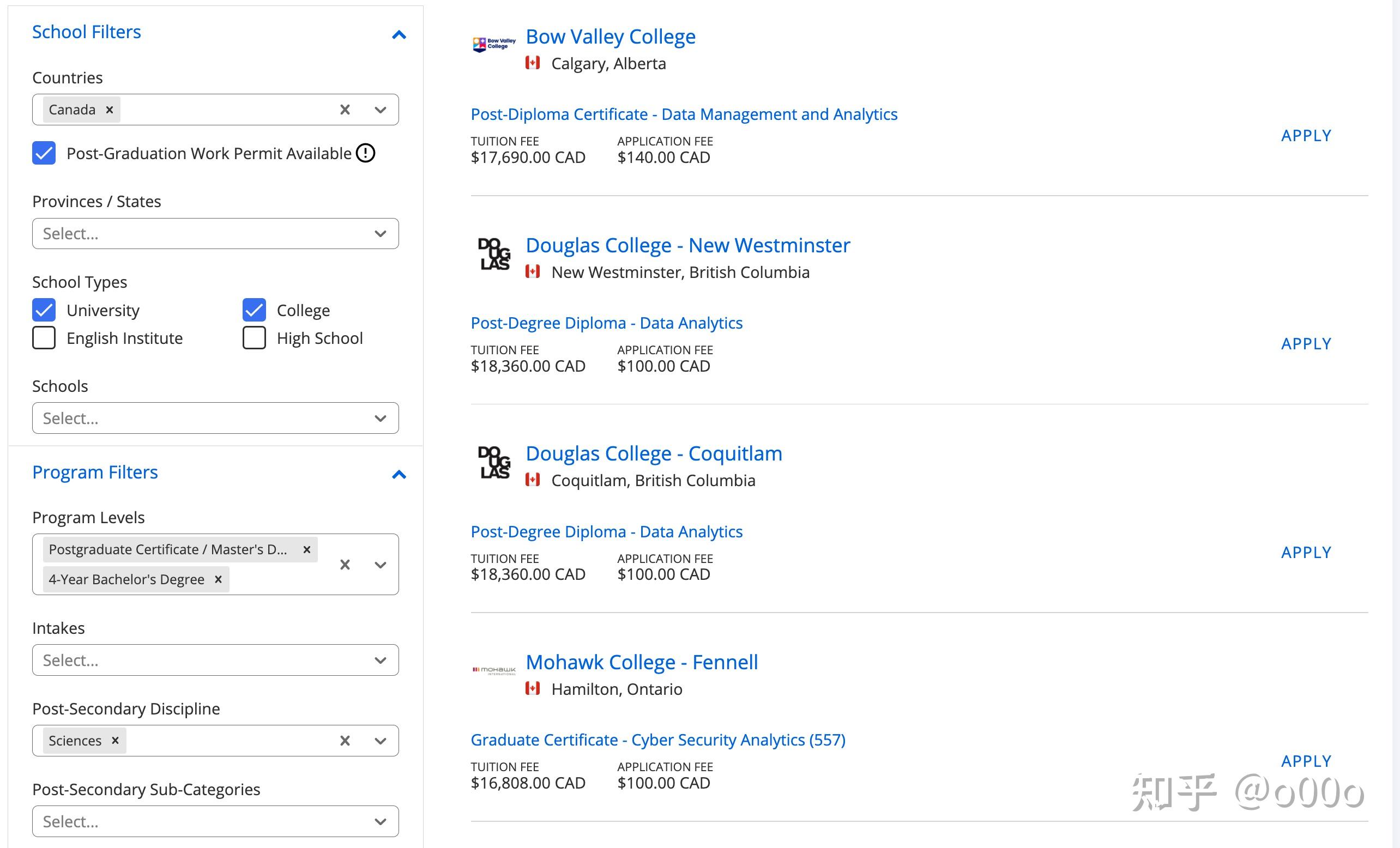 加拿大留学申请系列02：三个好用的选校网站 - 知乎