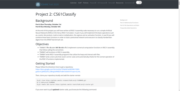 CS61C-FA20-Project2 - 知乎