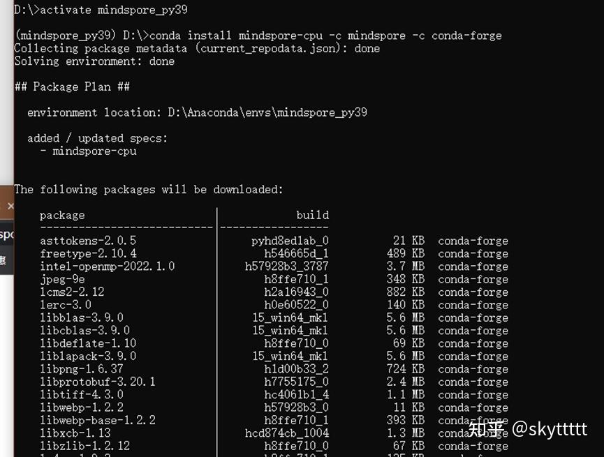 就是越来越好用，MindSpore自动安装！Conda方式安装MindSpore CPU版本 - 知乎
