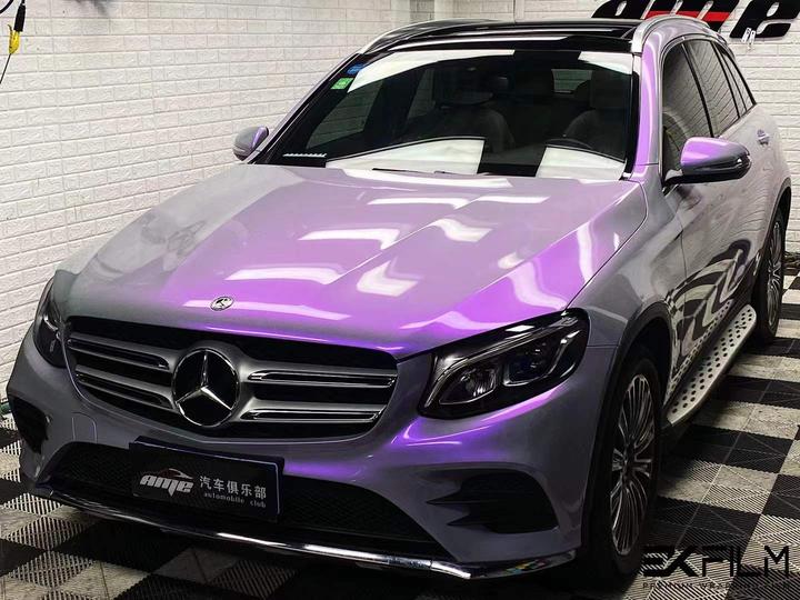 奔驰GLC全车EKFILM-EK梦幻灰魅紫 - 知乎