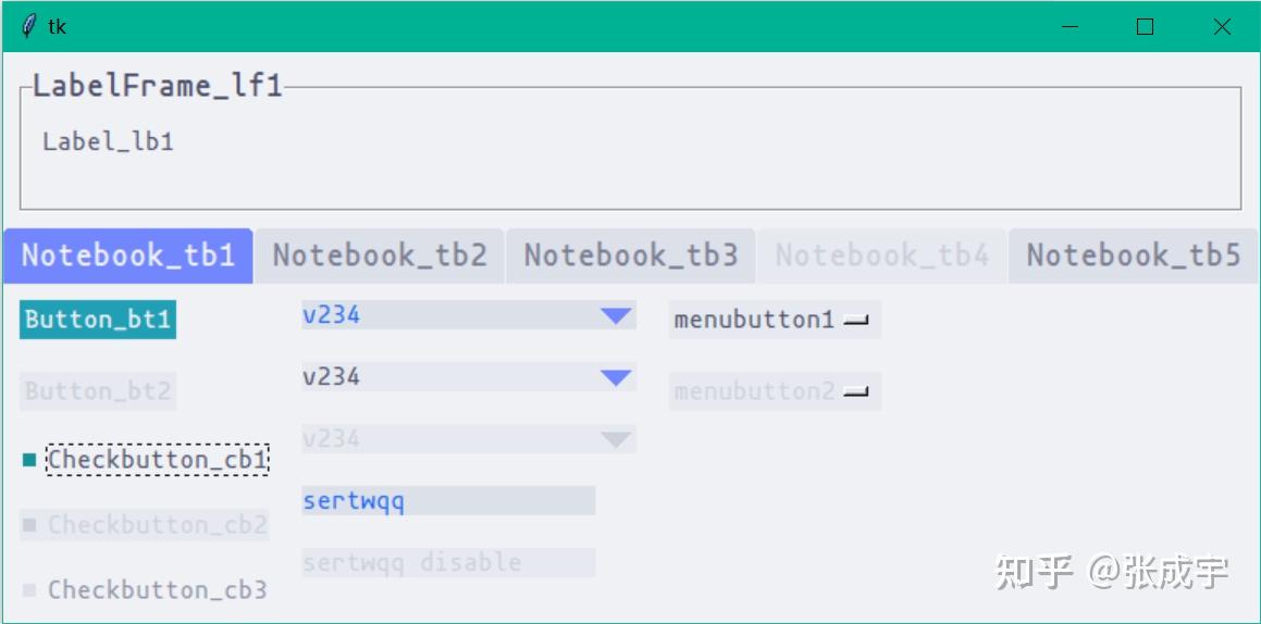tkinter ttk修改style 添加theme - 知乎