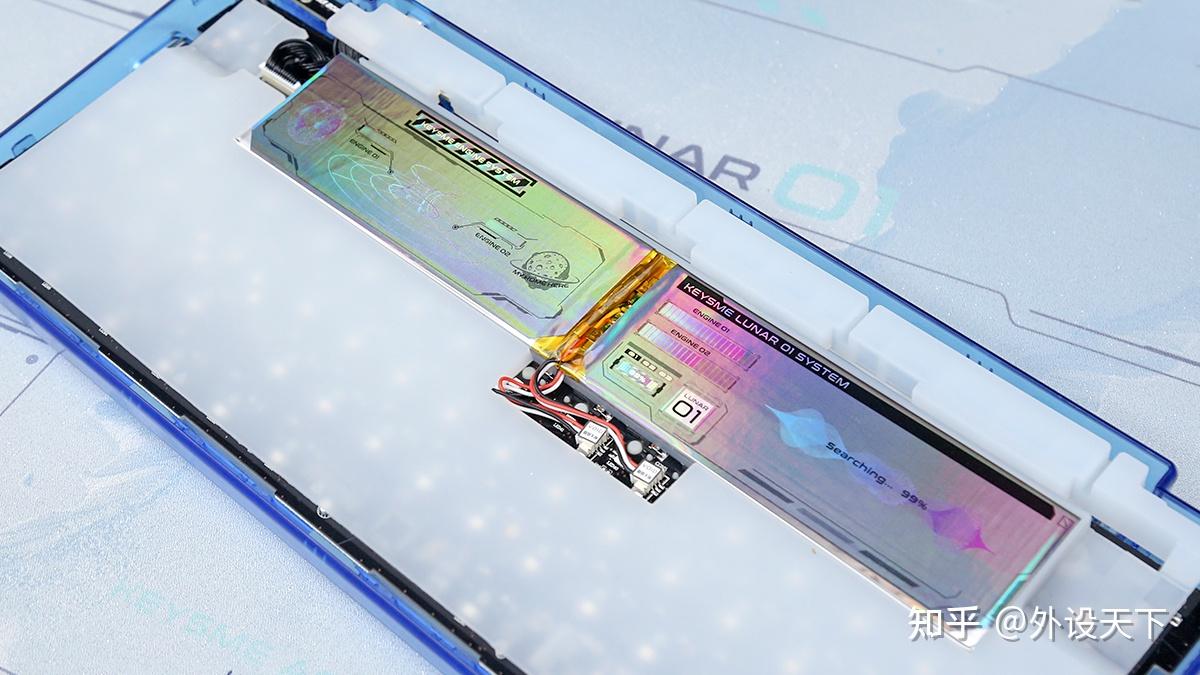 KeysMe Lunar 01三模无线机械键盘评测：炫酷潮玩