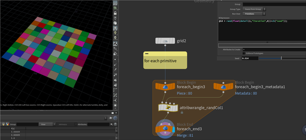 Houdini 中for-each 和for-loop 节点 - 知乎
