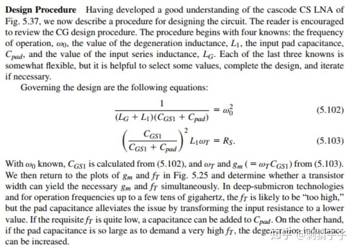 Cascode CS Stage with Inductive Degeneration - 知乎