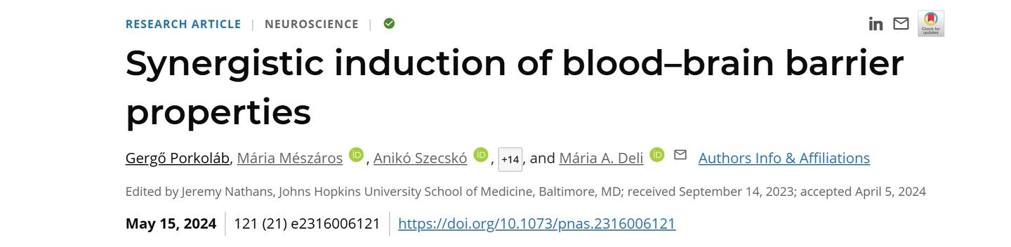 血脑屏障研究新突破！Nat. Med等力证细胞跨膜电阻仪检测BBB的TEER值检测已成“金标准” - 知乎