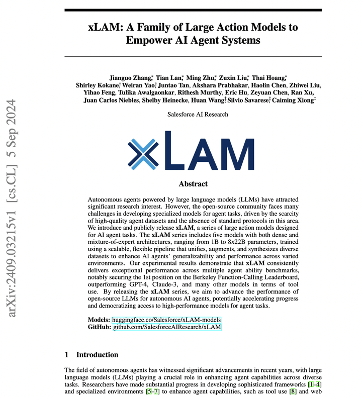 xLAM：助力 AI 智能体的大型动作模型 —— 从数据处理到模型训练 - 知乎