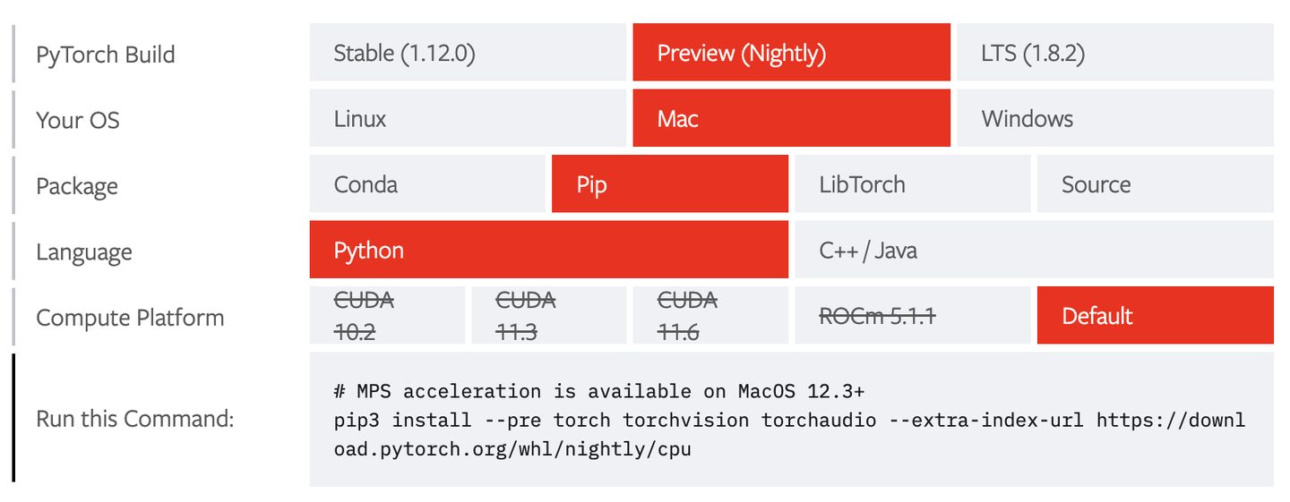 Mac配置PyTorch完整版教程（M1芯片） - 知乎