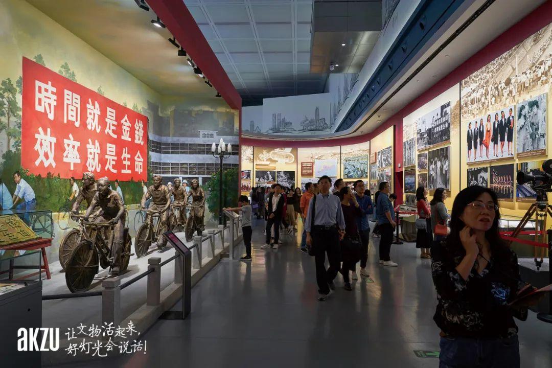 博物馆照明之5米高弧形展墙近距离洗墙！埃克苏（AKZU）Tracron M3L照明应用实例 - 知乎