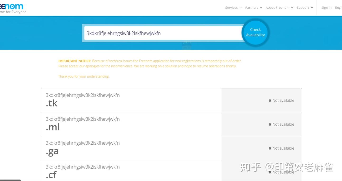 尴尬了 ┃ 全球唯一提供免费一级域名的Freenom，竟然被Facebook告了 - 知乎