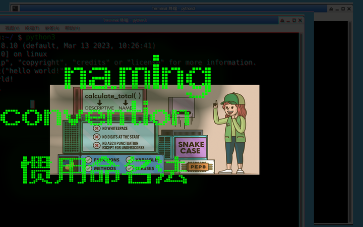 [oeasy]python059变量命名有什么规则_惯用法_蛇形命名法_name_convention_snake - 知乎