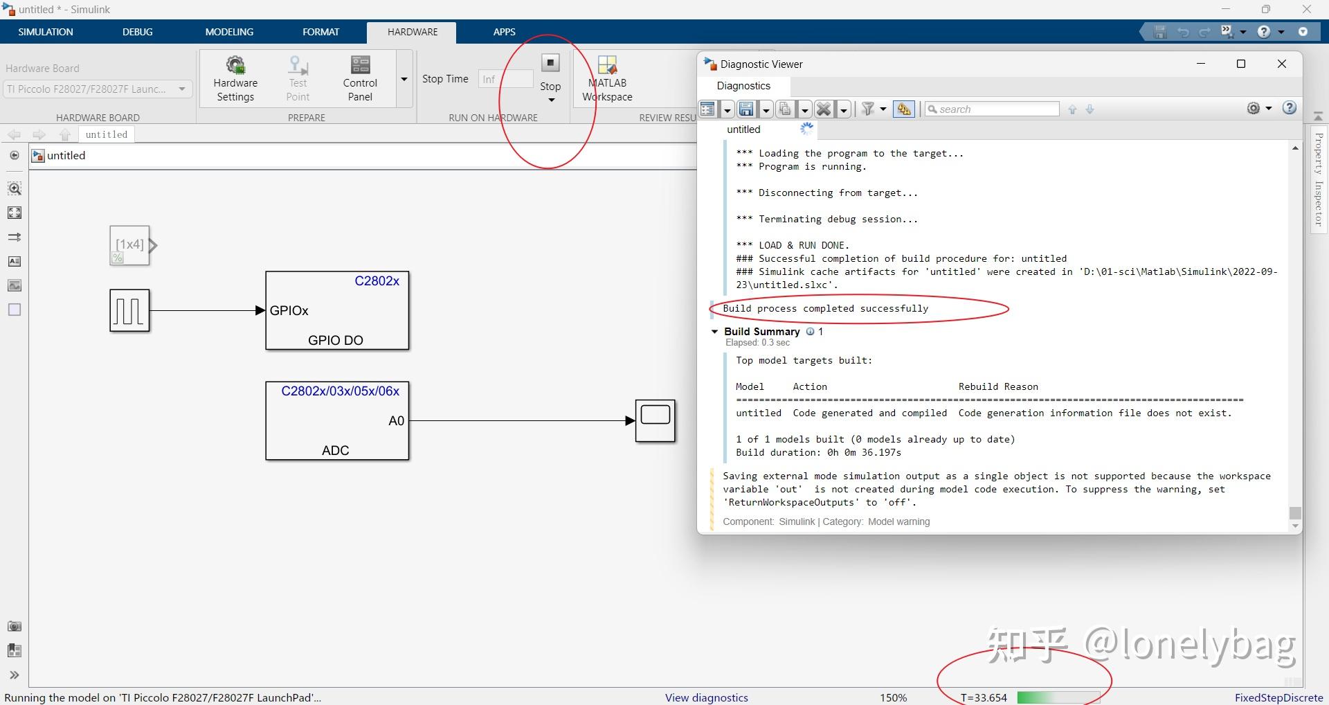 Matlab Simulink 代码自动生成_MBD_示波器实时读取ADC_TI28027_基于模型设计 - 知乎