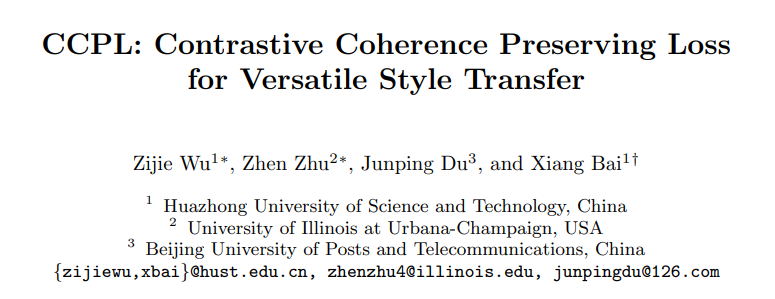 ECCV 2022 Oral | CCPL: 一种通用的关联性保留损失函数实现通用风格迁移 - 知乎