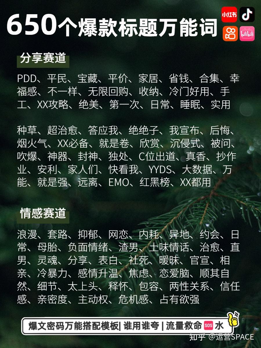 🔥650个爆款标题必备热词、谁用谁火 知乎
