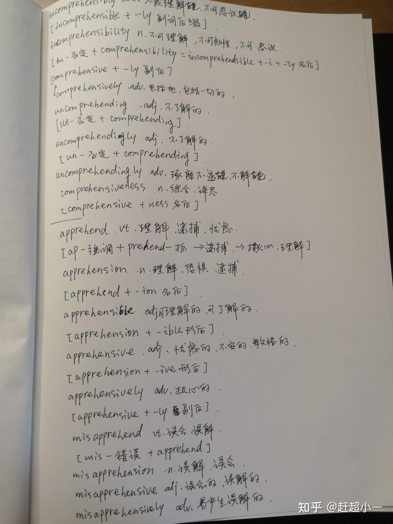 速记词汇 词根3-prehend- =prehends- - 知乎