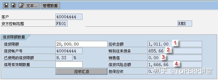 SAP信用控制配置讲解 - 知乎