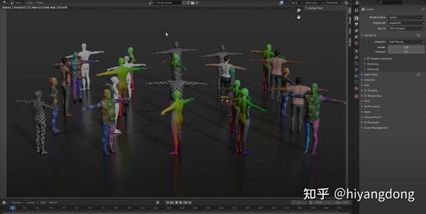 SMPL/SMPLX | blender指南 - 知乎