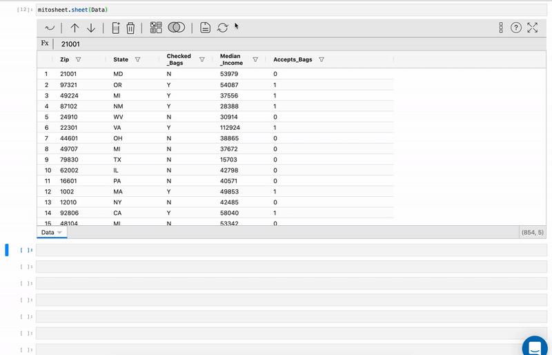 又一个Jupyter神器Mito，操作Excel自动生成Python代码！ - 知乎