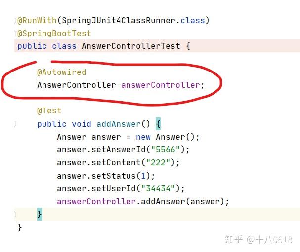 SpringBoot使用测试类时报异常：java.lang.NullPointerException - 知乎