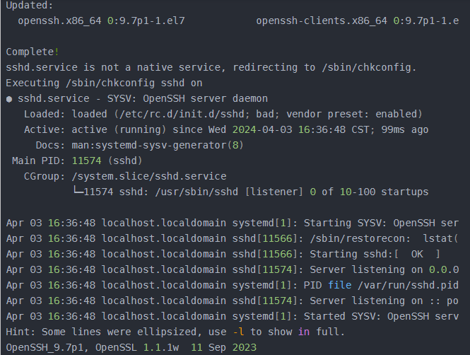 CentOS7使用脚本一键快速升级openssh至openssh9.7，远程连接无中断 - 知乎