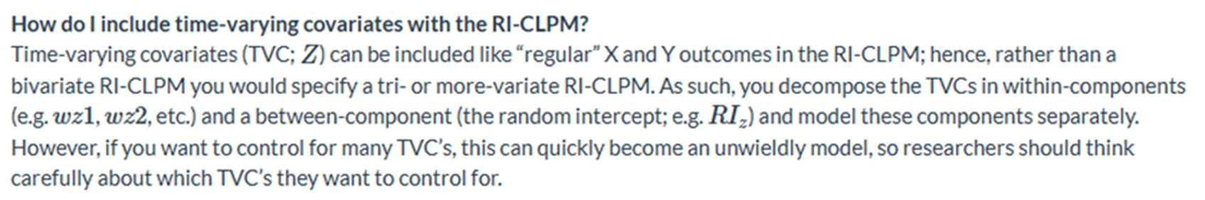 随机截距交叉滞后模型（Random Intercept Cross-Lagged Panel Model, RI-CLPM） - 知乎