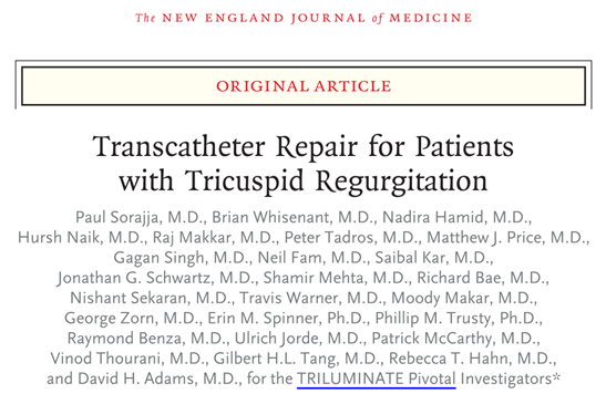 最新的三尖瓣反流介入治疗RCT，具体讲了啥？ - 知乎