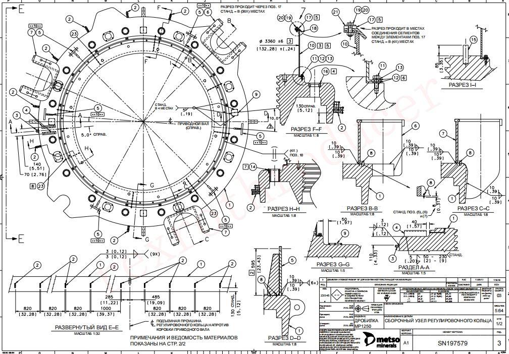 Metso美卓MP800/MP1000/MP1250/MP2500多缸重型液压圆锥破碎机图纸 - 知乎