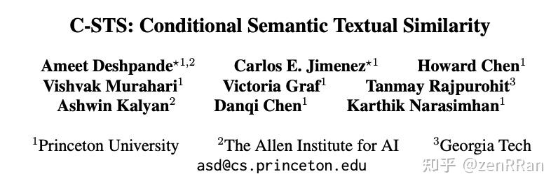 陈丹琦重新定义了文本相似性问题，提出C-STS，GPT-4也不能很好解决 - 知乎