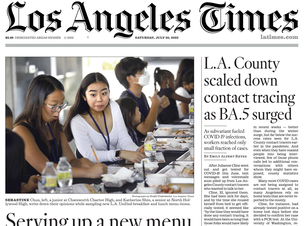 洛杉矶时报电子版2018-2022合集更新7-30期刊 - 知乎