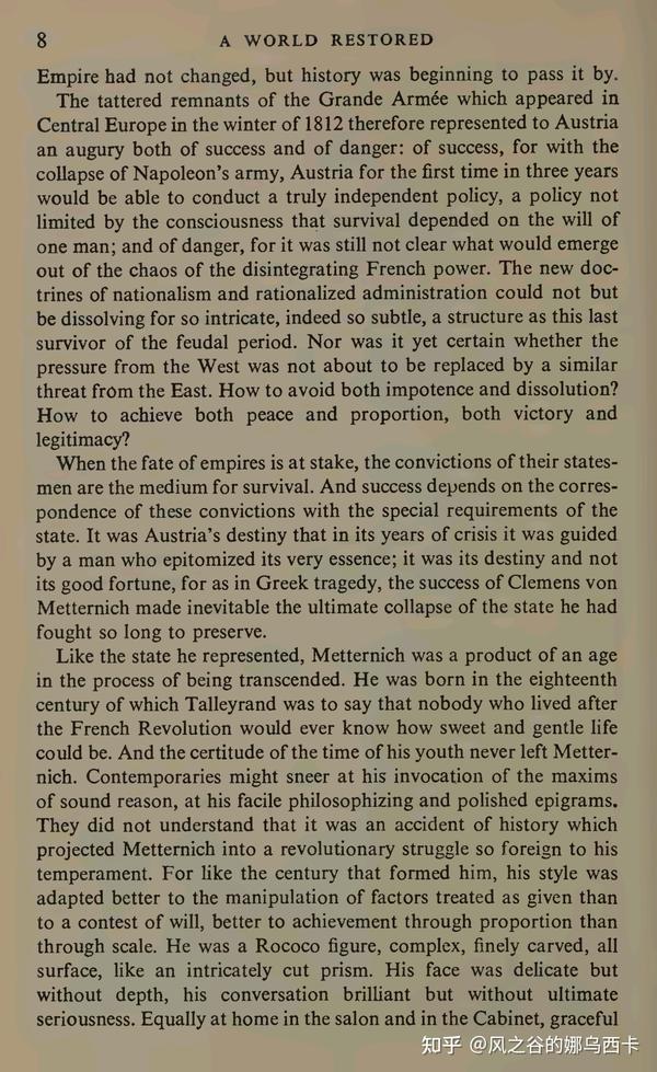 亨利·基辛格,重建的世界,英文版,A world restored by Henry·Kissinger - 知乎