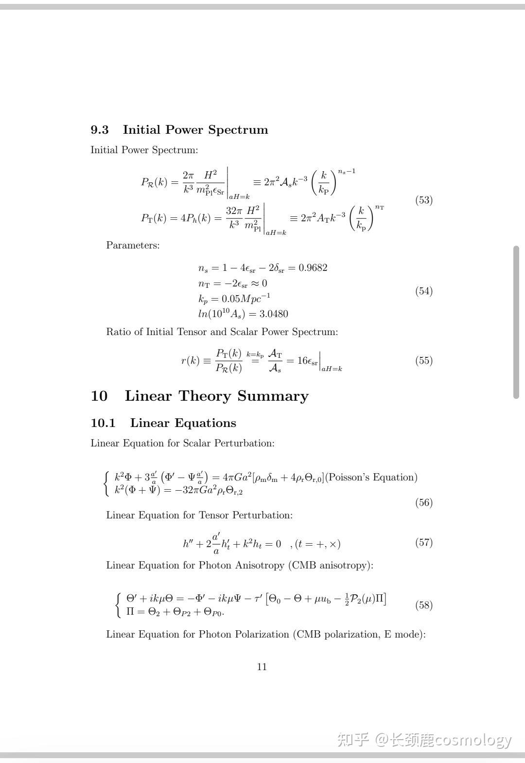 Modern Cosmology (Dodelson)笔记分享 - 知乎